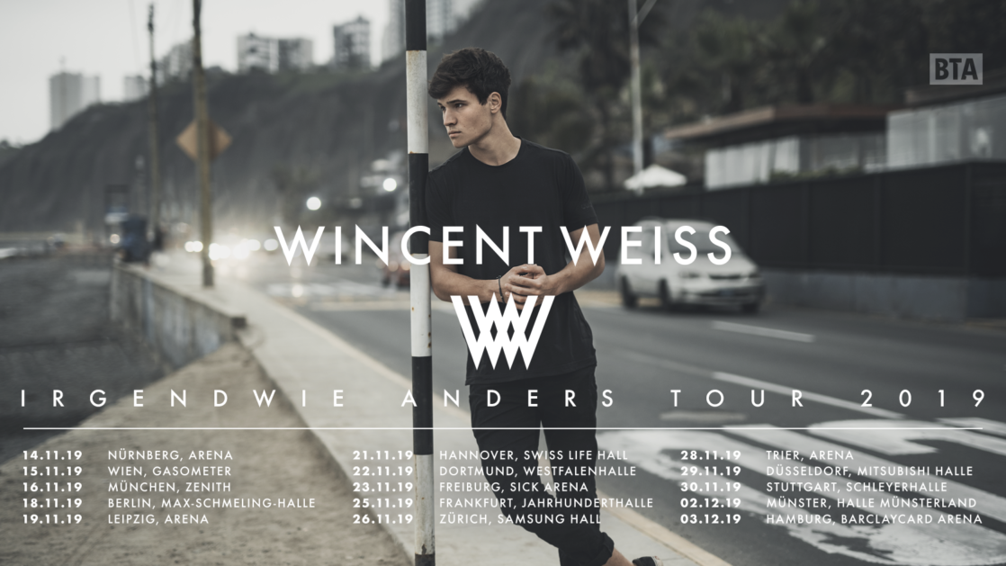 Wincent Weiss' Pläne für 2019: Album, TV-Show & Tour | Ticketmaster Blog